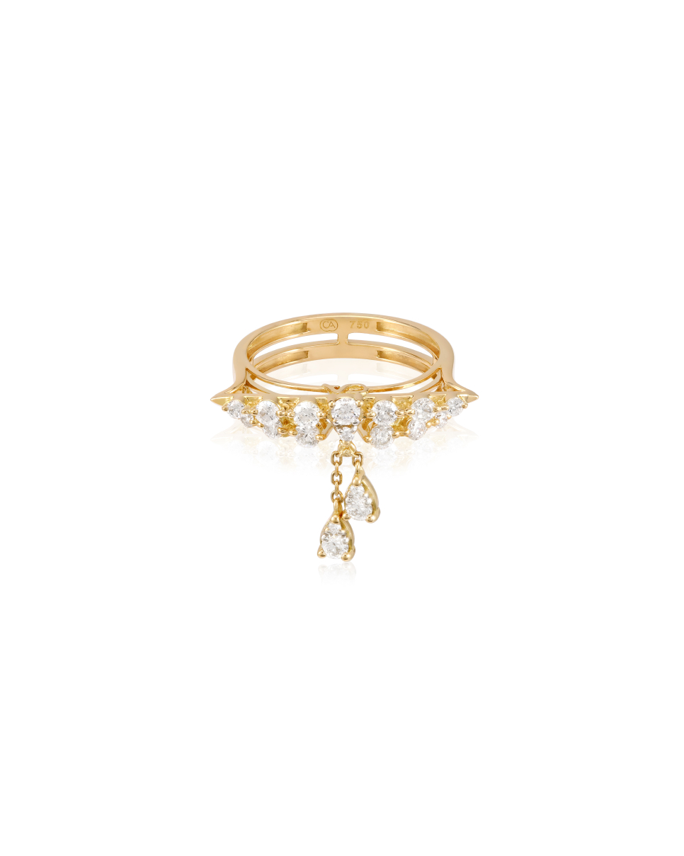 Double Band Tassel Ring - Carla Atala