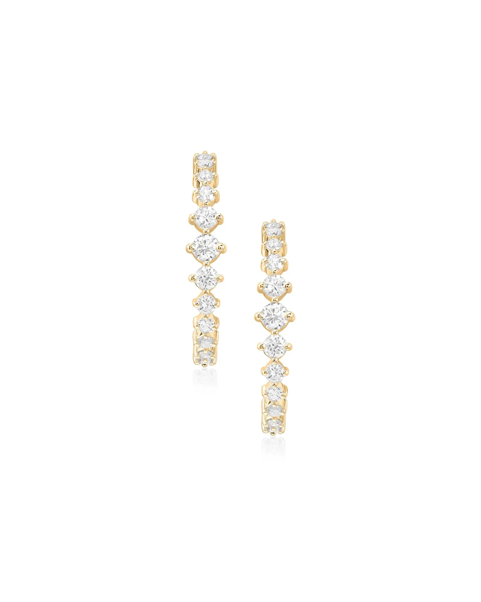 Vertical Studs Earrings in Dubai UAE - Carla Atala
