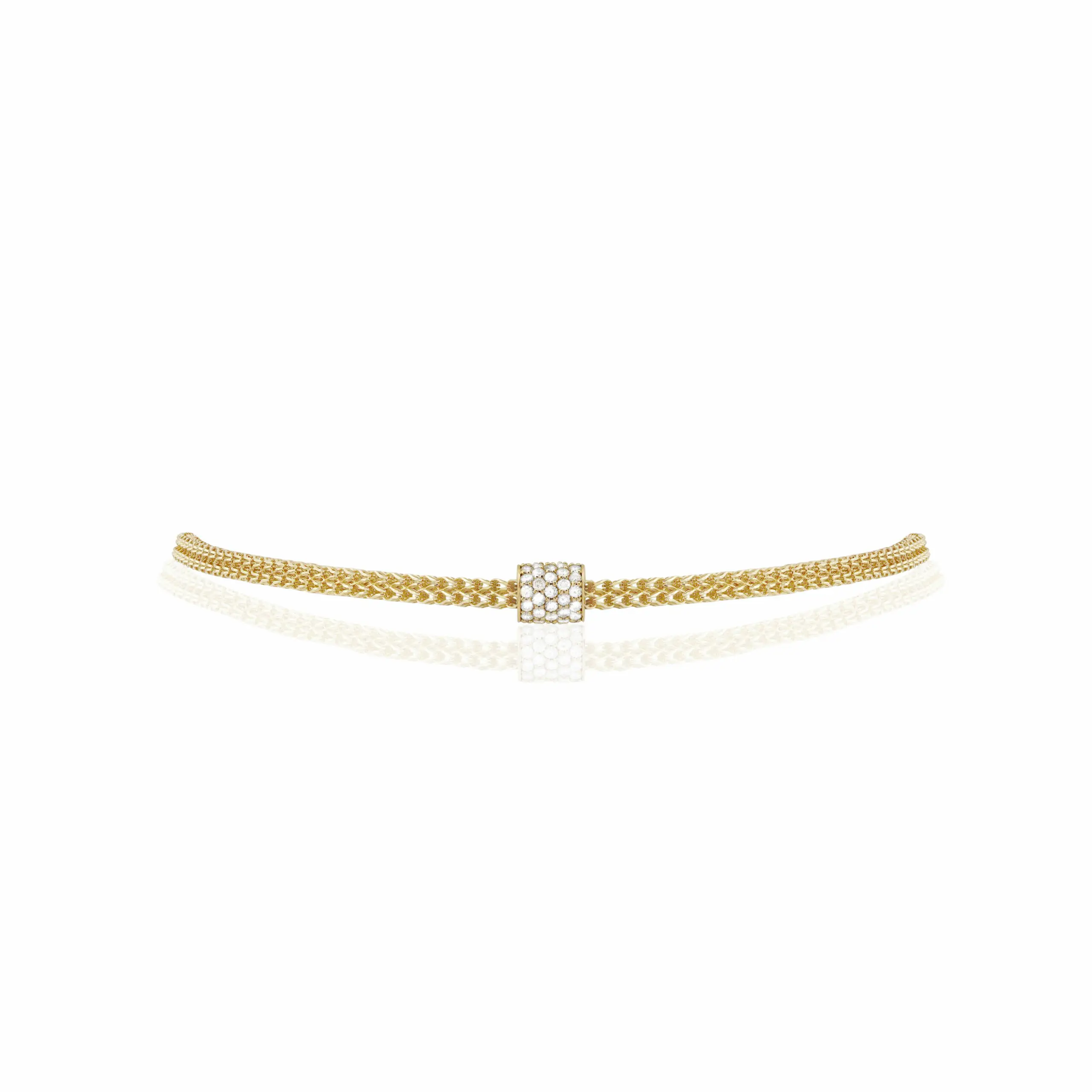 Bold Choker Large Square Chain in Dubai UAE - Carla Atala